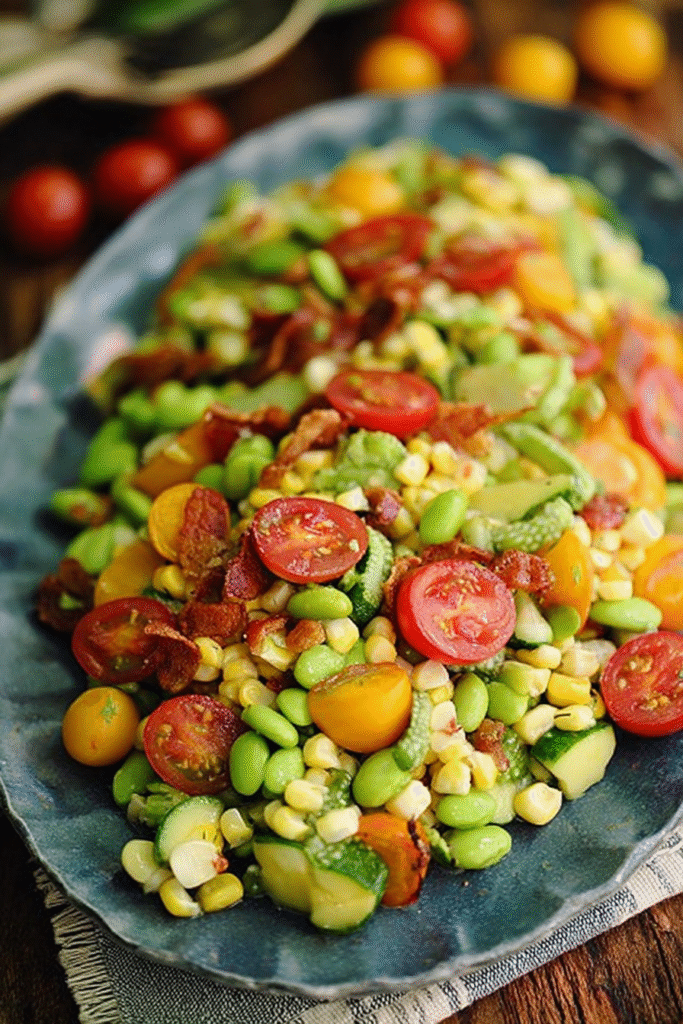 Summer Succotash: Irresistibly rich and creamy. – Tessa Tastes