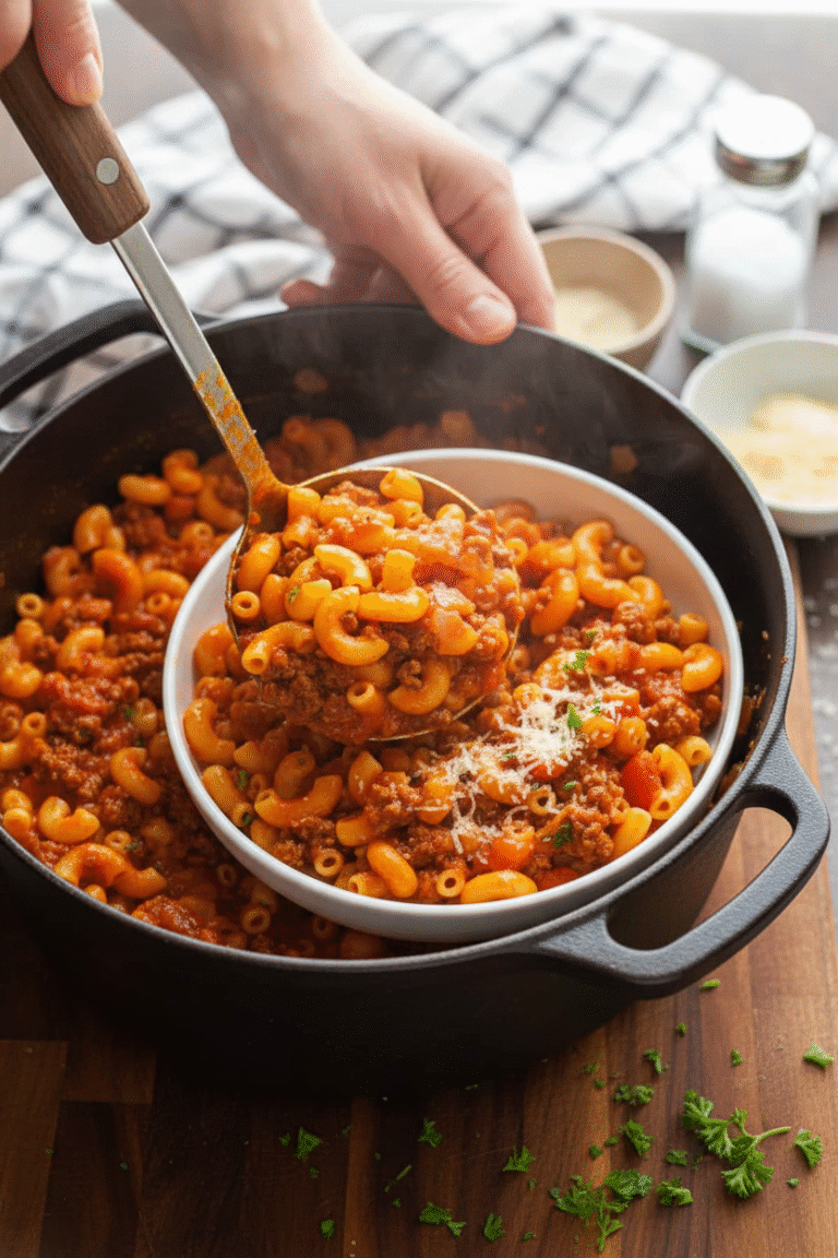 American Goulash Recipe Easy One Pot Dinner – Tessa Tastes