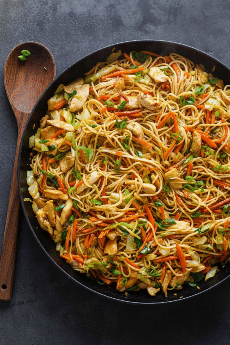 Best Chicken Chow Mein with Perfect Sauce – Tessa Tastes