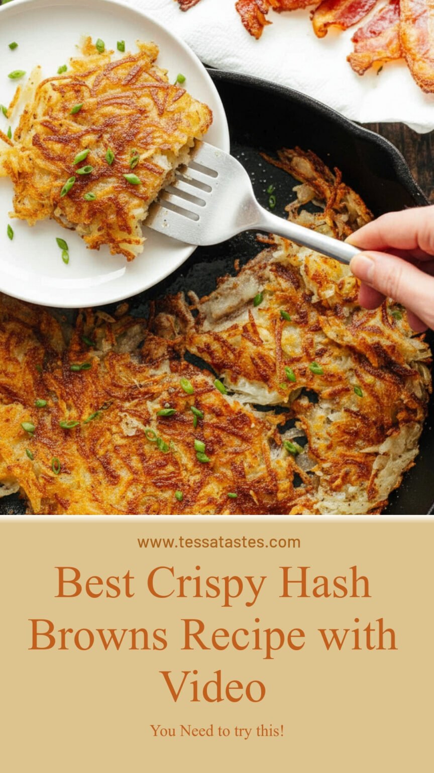 Best Crispy Hash Browns Recipe with Video – Tessa Tastes