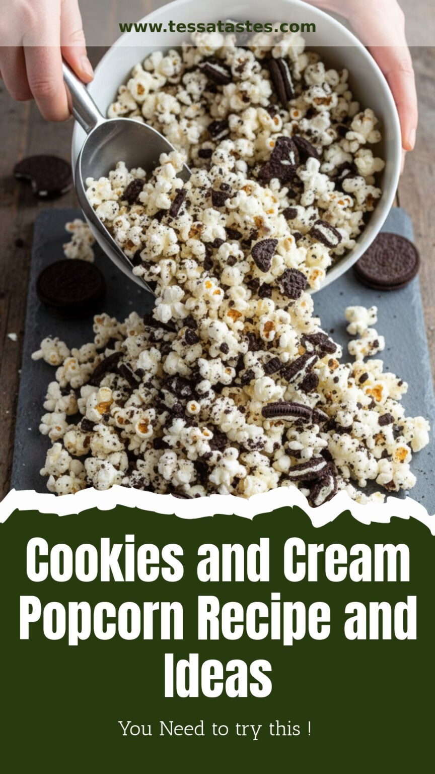 Cookies and Cream Popcorn Recipe and Ideas – Tessa Tastes