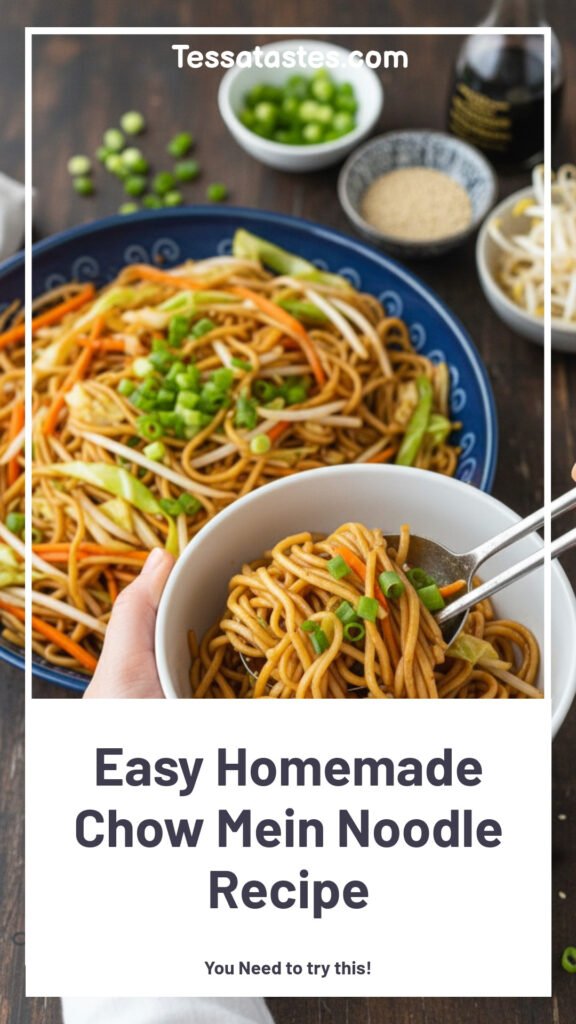 Easy Homemade Chow Mein Noodle Recipe – Tessa Tastes