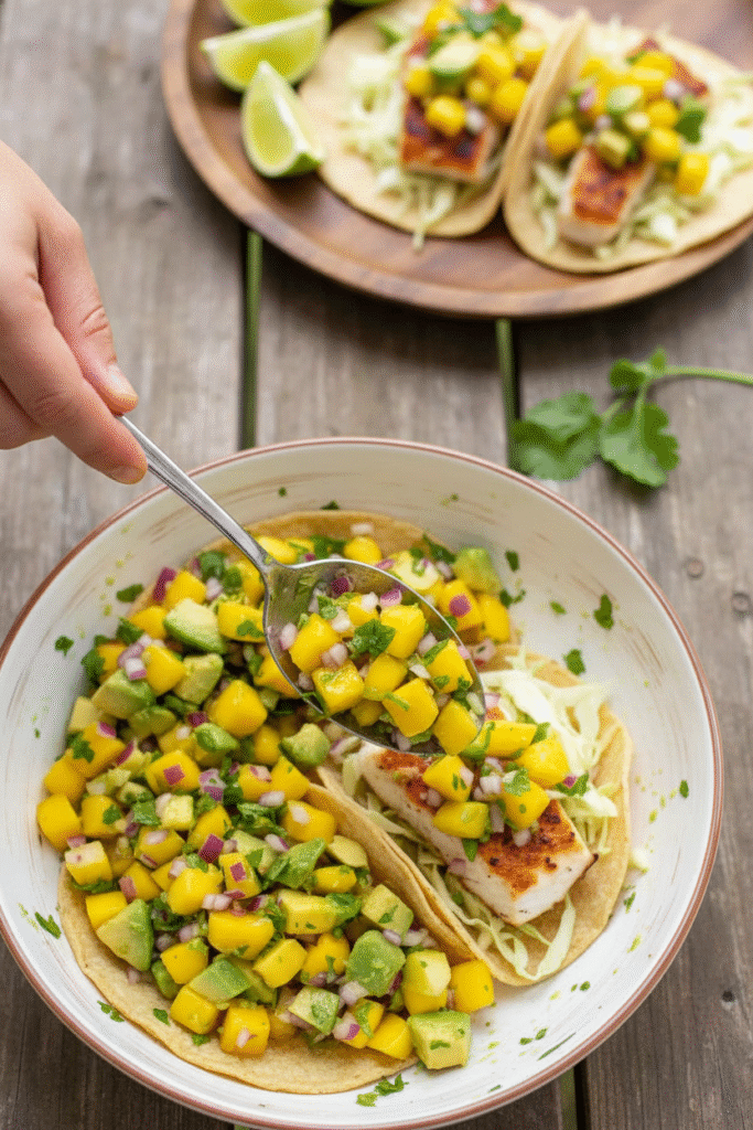 Easy Mango Salsa Recipe for Fish Tacos – Tessa Tastes