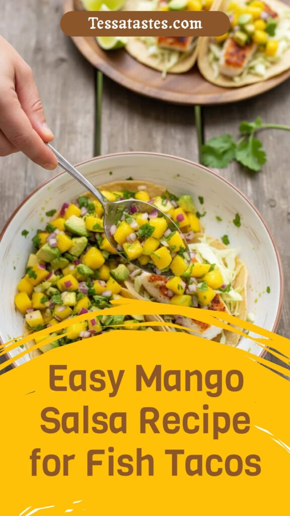 Easy Mango Salsa Recipe for Fish Tacos – Tessa Tastes