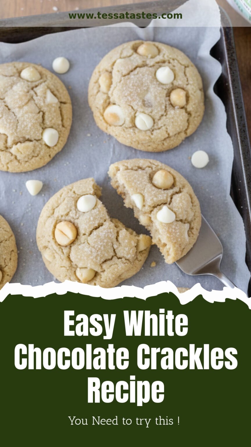 Easy White Chocolate Crackles Recipe – Tessa Tastes