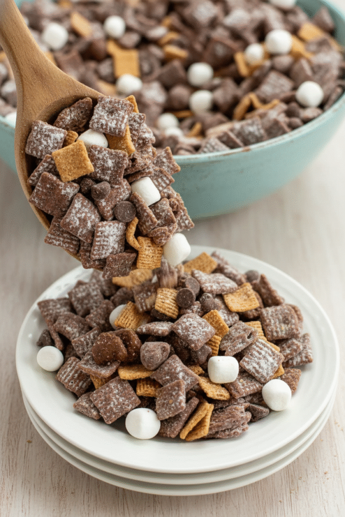 S’mores Puppy Chow Recipe – Tessa Tastes