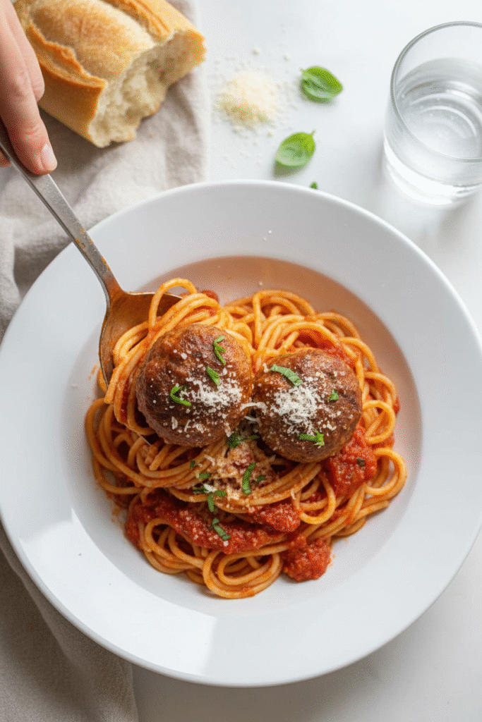 Spaghetti and Meatballs Classic Italian Recipe – Tessa Tastes